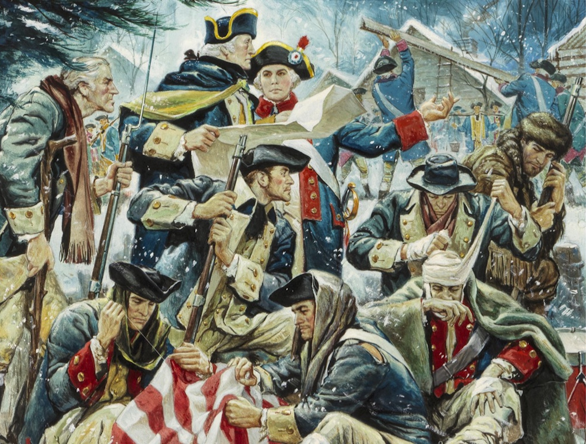 Winter at Valley Forge - Alan Barnes Fine Art