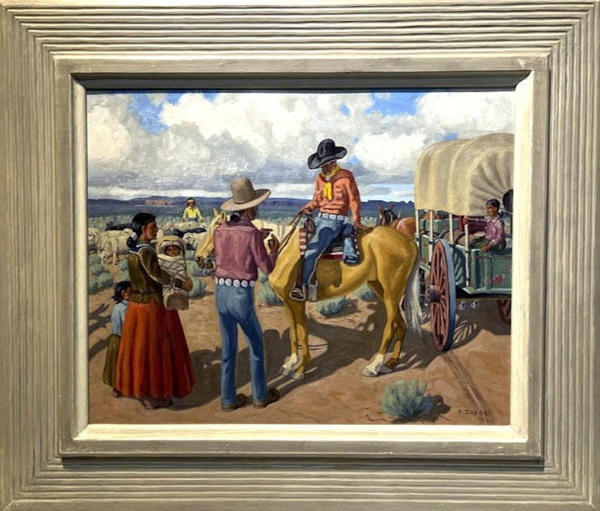 A Friendly Encounter - Alan Barnes Fine Art